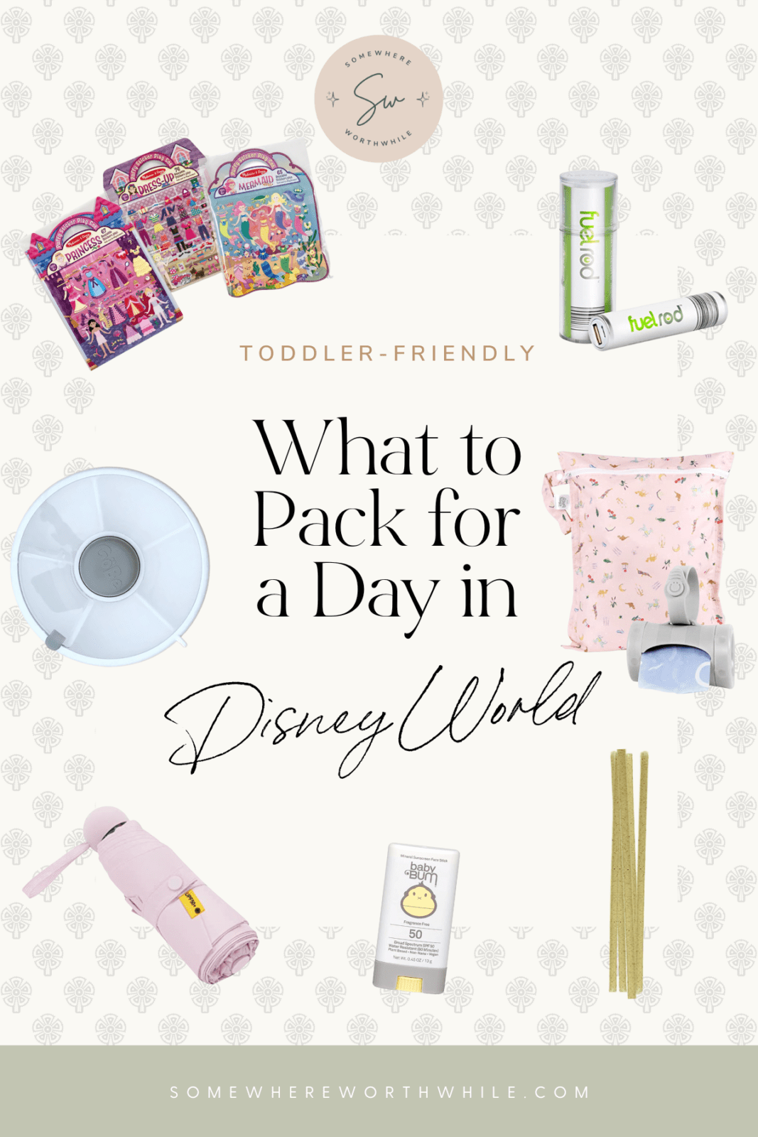 What to Pack in Your Disney World Park Bag | Minimalist Toddler Bag ...